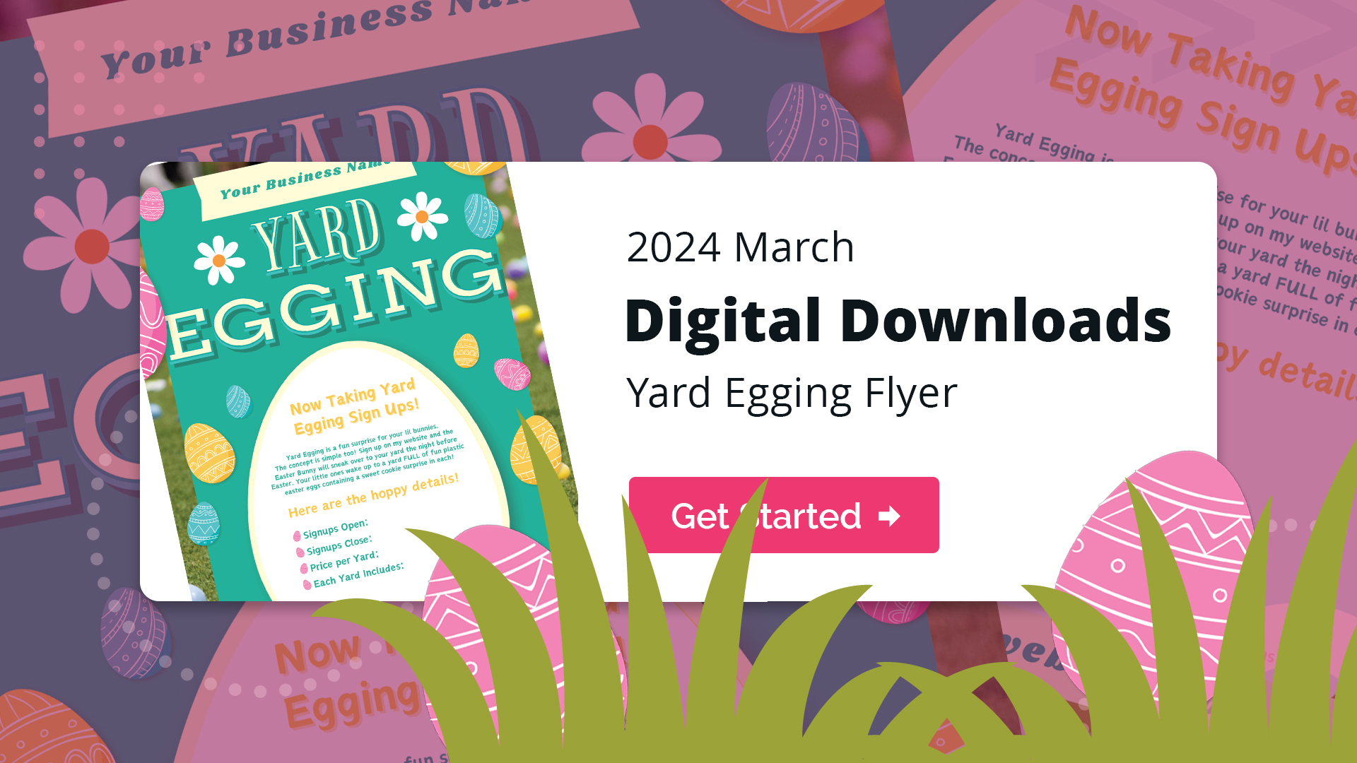 04. DD - Digital Downloads - Yard Egging Flyer